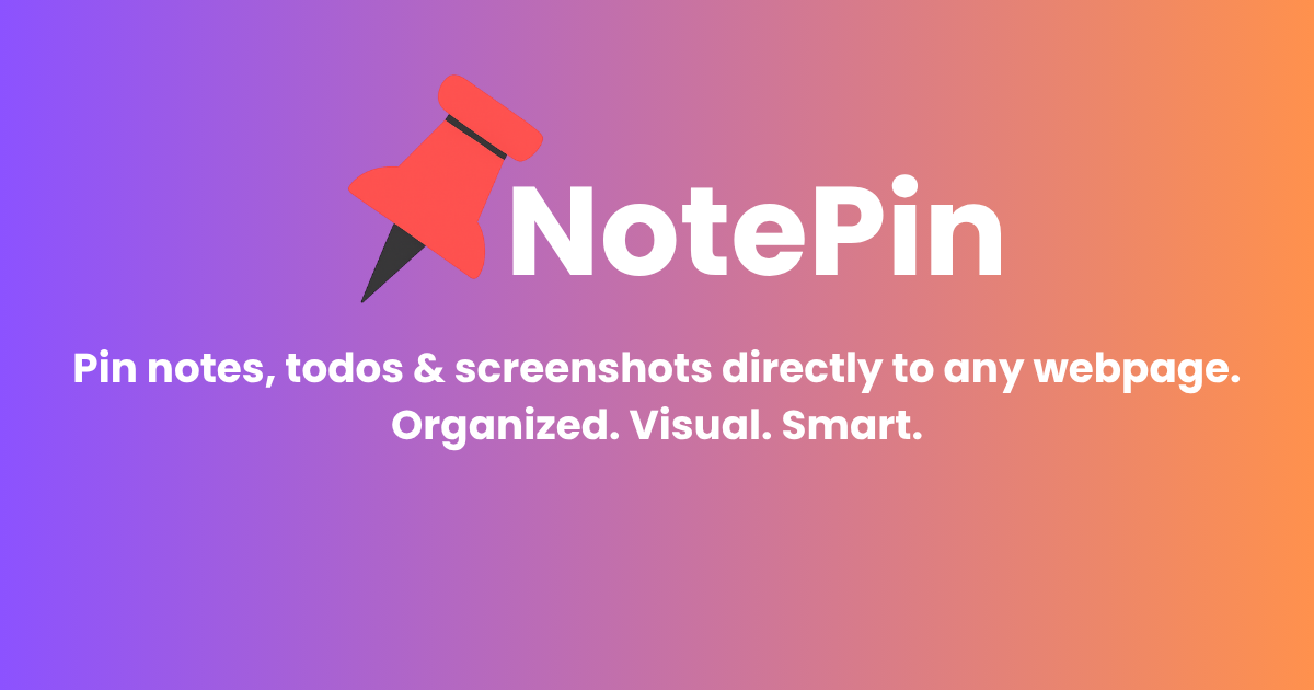 NotePin – Pin Notes to the Web